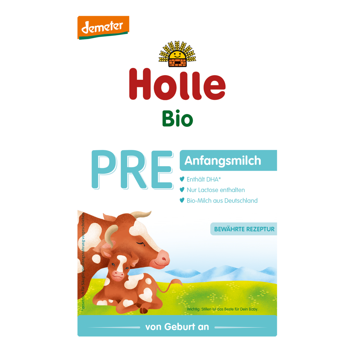 Holle Stage PRE (0-6 Months) Organic Infant Formula (400g)