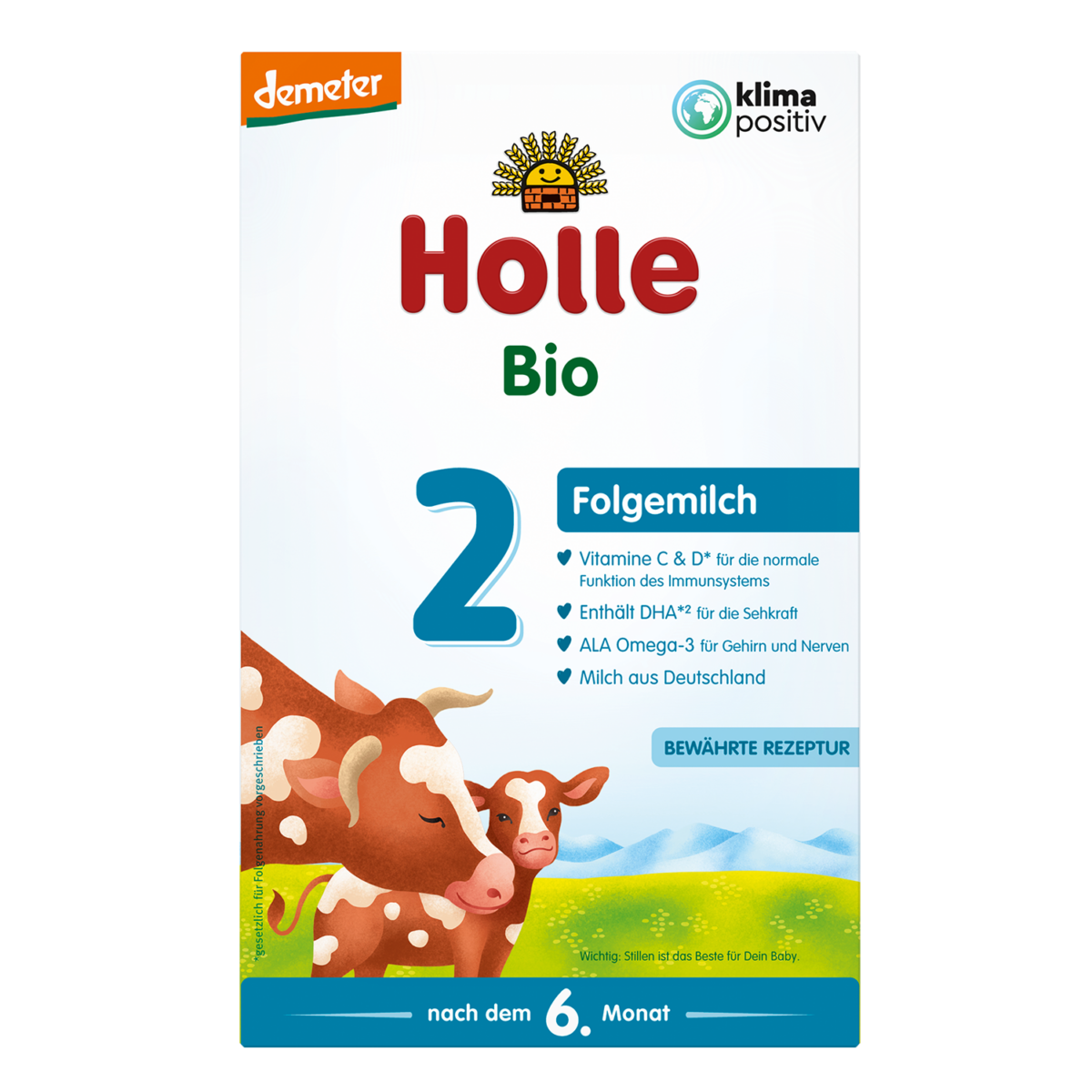 Holle Stage 2 (6-10 Months) Organic Follow-On Formula (600g)