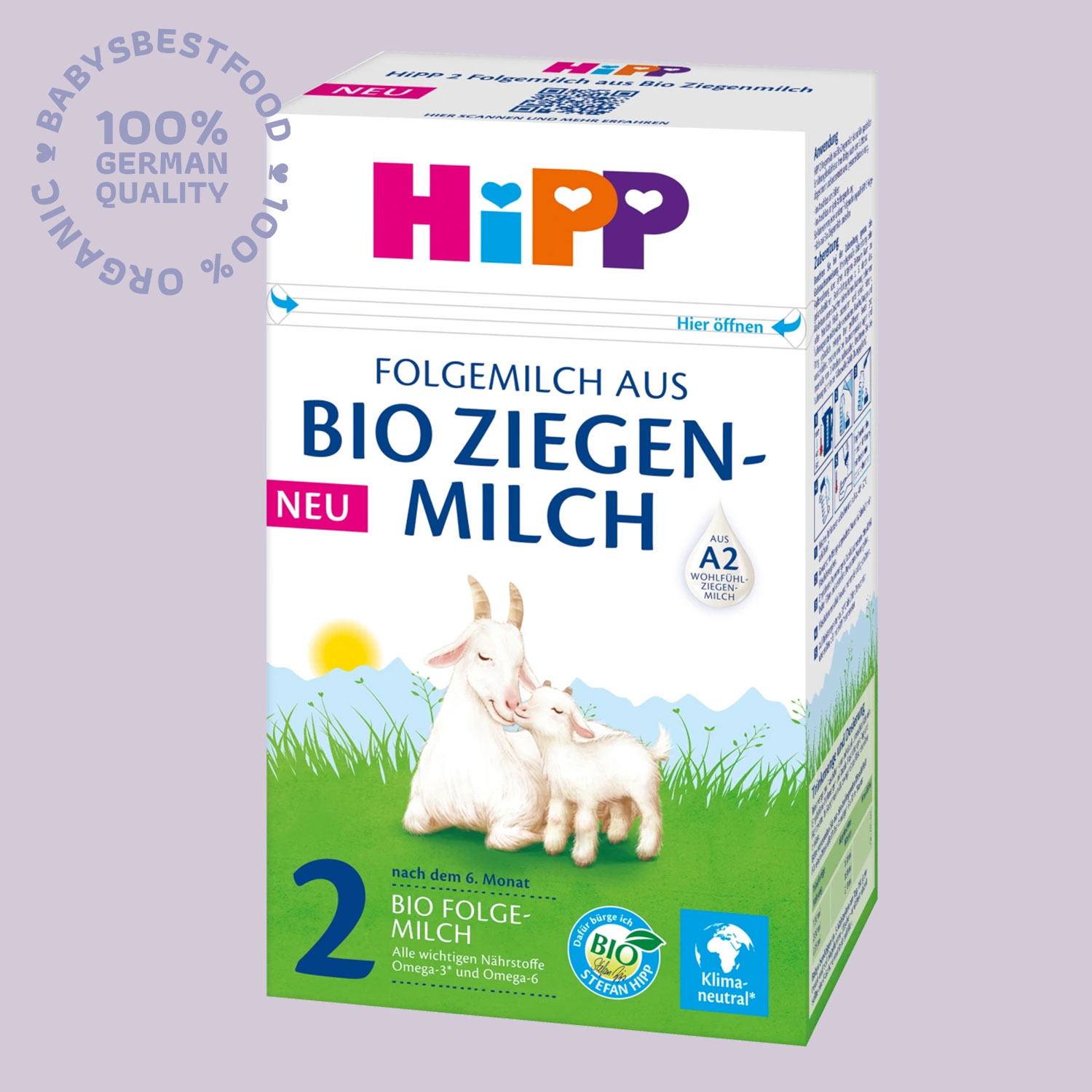 HiPP German Goat Milk Stage 2 – Organic Follow-On Formula