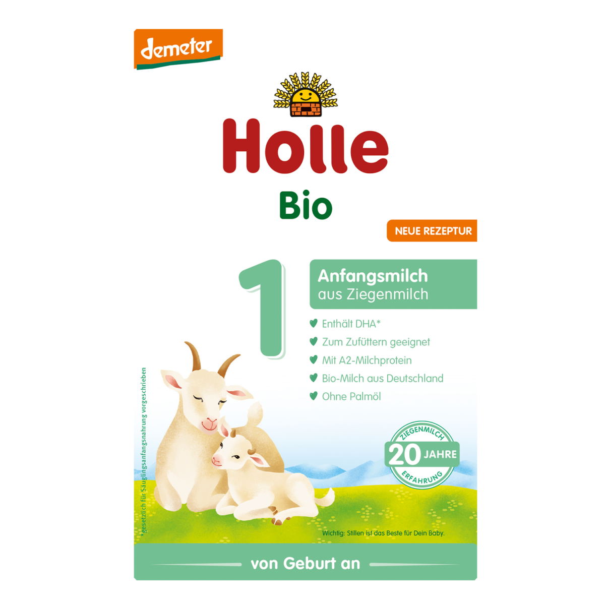 Holle Goat Milk Stage 1 - Organic Infant Formula 6+ Months