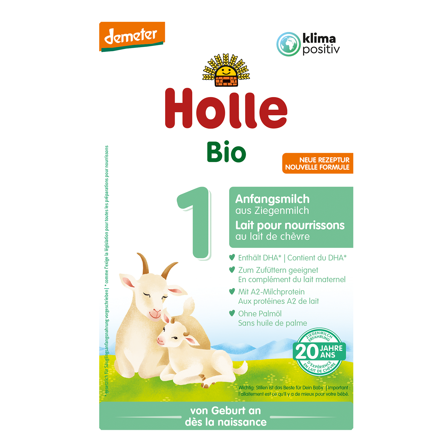 Holle Goat Milk Formula Stage 1 from birth | 400g box