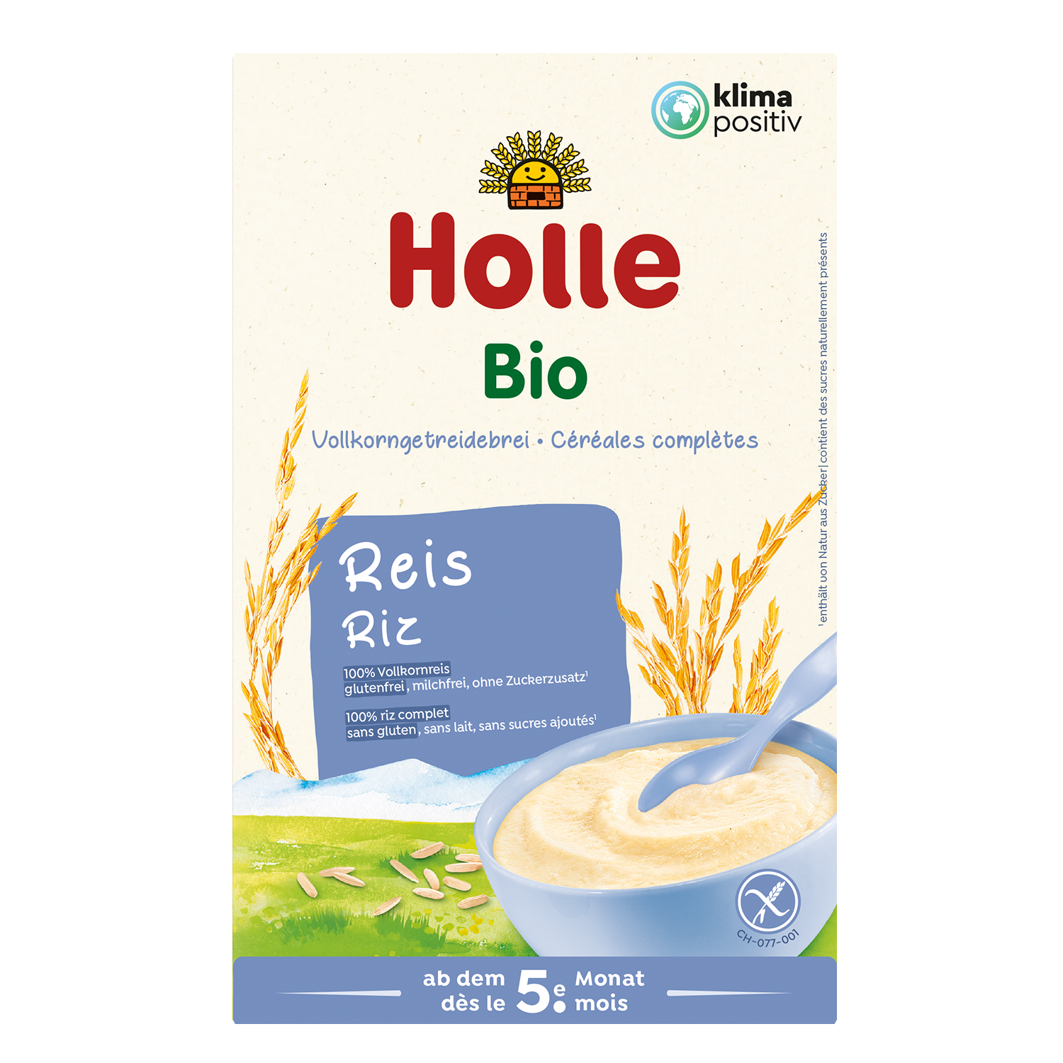 Holle Organic Rice Wholegrain Porridge | Babys Best Food