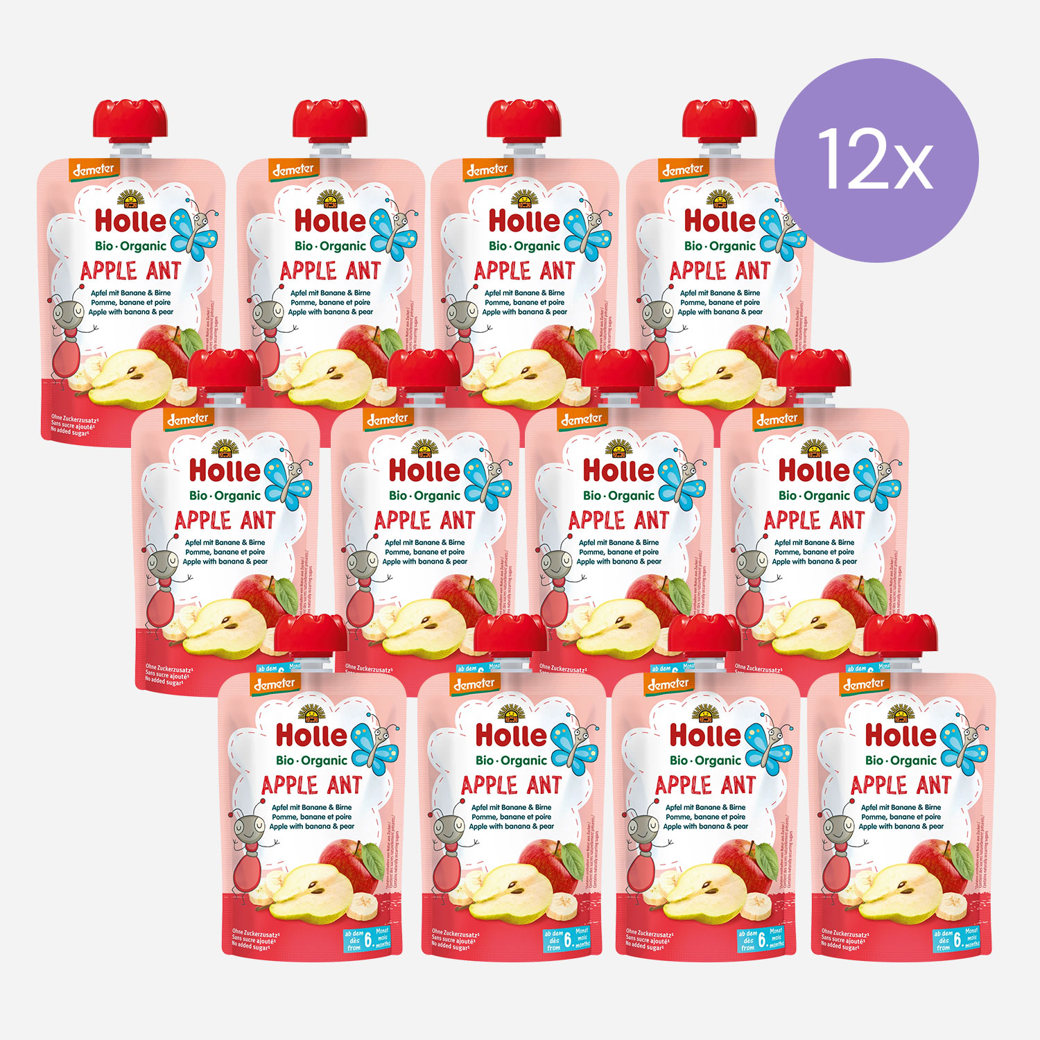 Holle - Apple Ant - Organic fruit puree | Baby's Best Food