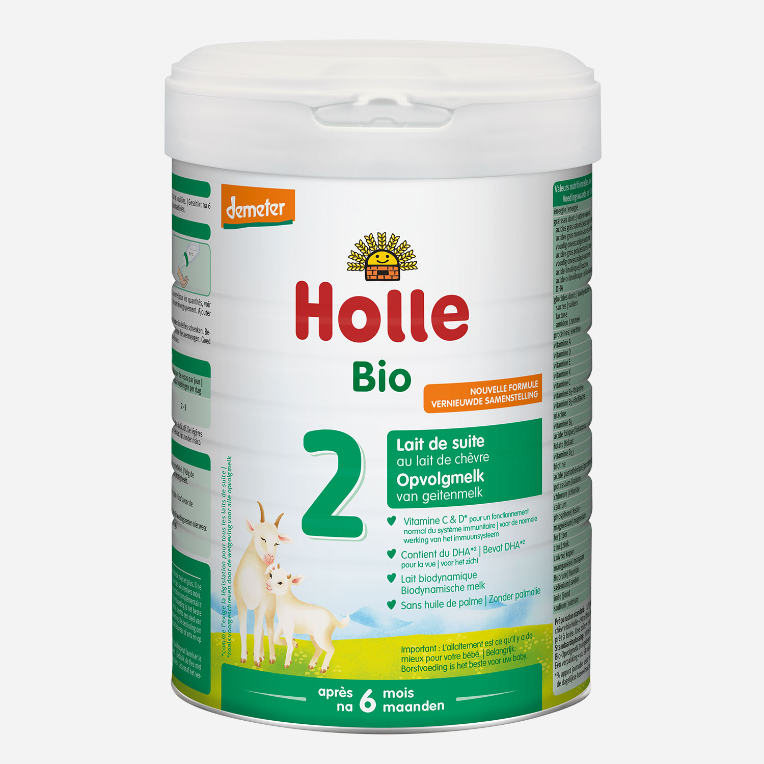 Holle Dutch Goat Milk Stage 2 – Follow On Formula (800g Box)