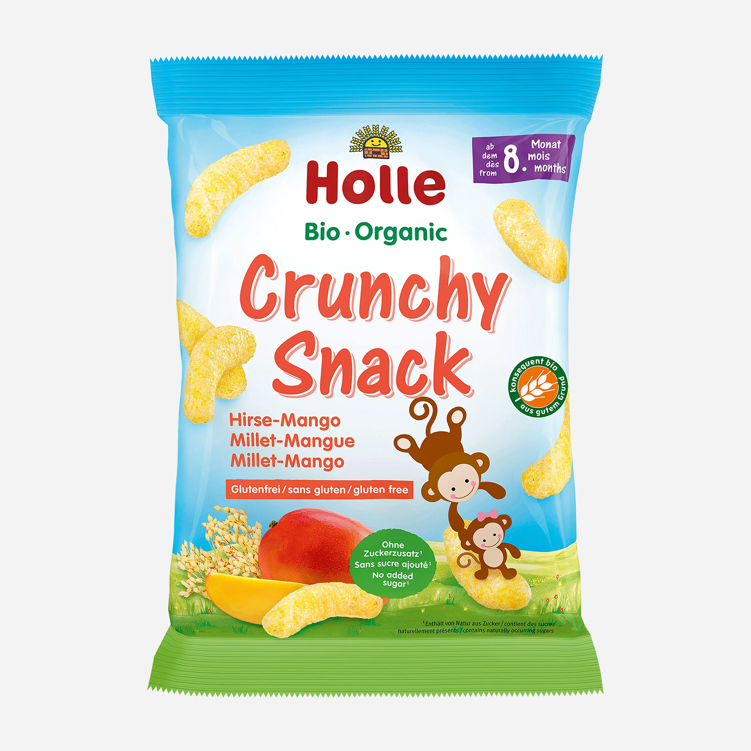 Holle Organic Crunchy Snack Millet Mango (25g)