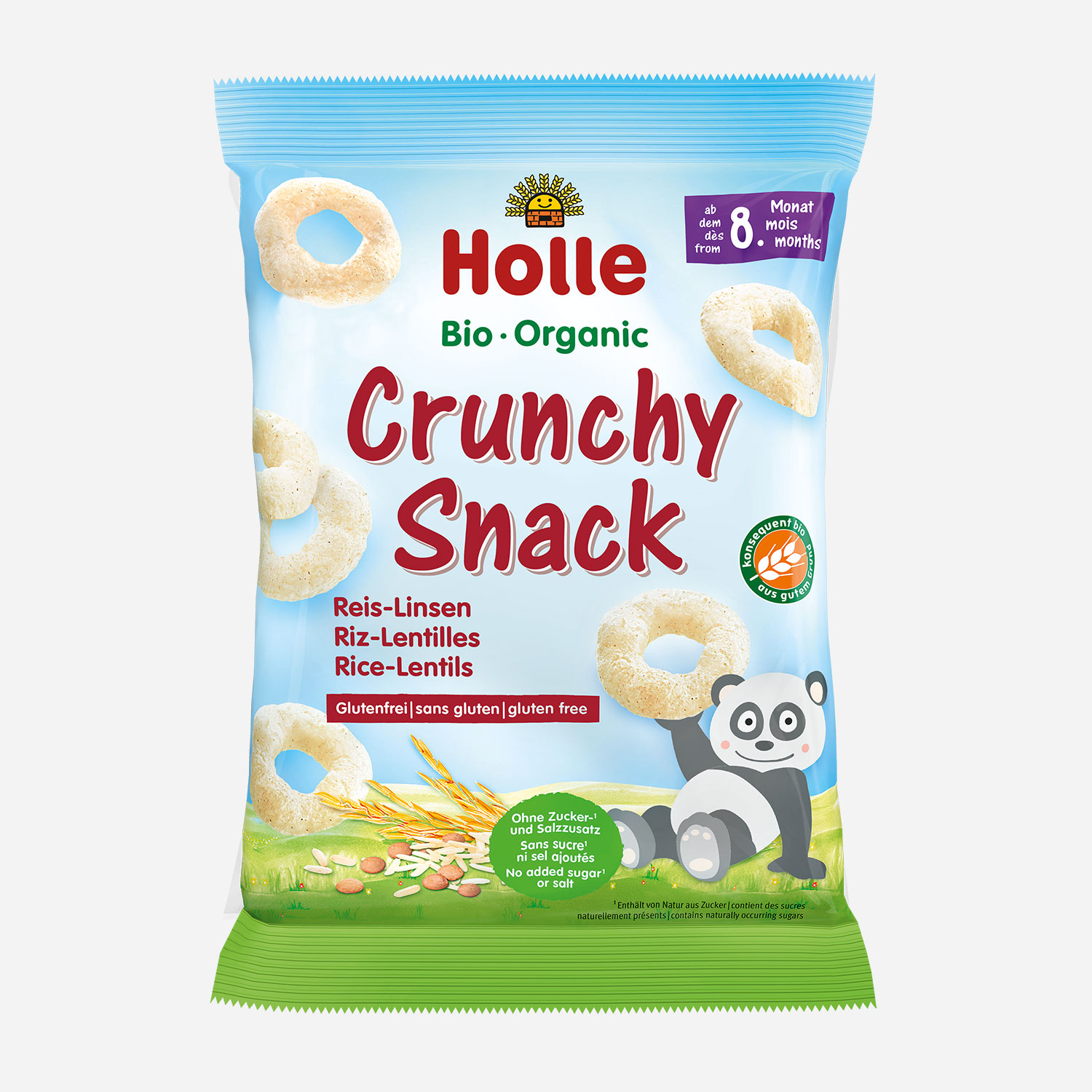 Holle Organic Crunchy Snack Rice Lentils (25g)