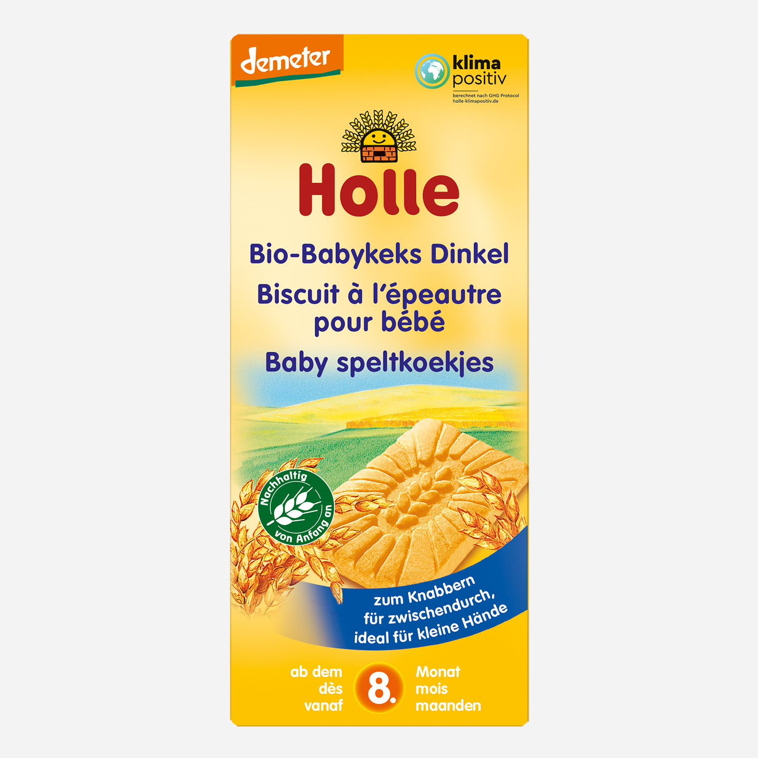 Holle Organic Biscuit Spelt for Babies 8+ Months