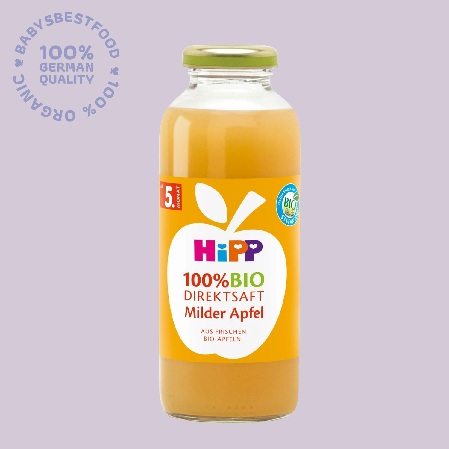 HiPP 100% Organic Direct Juice Mild Apple from 5 months (330 ml)
