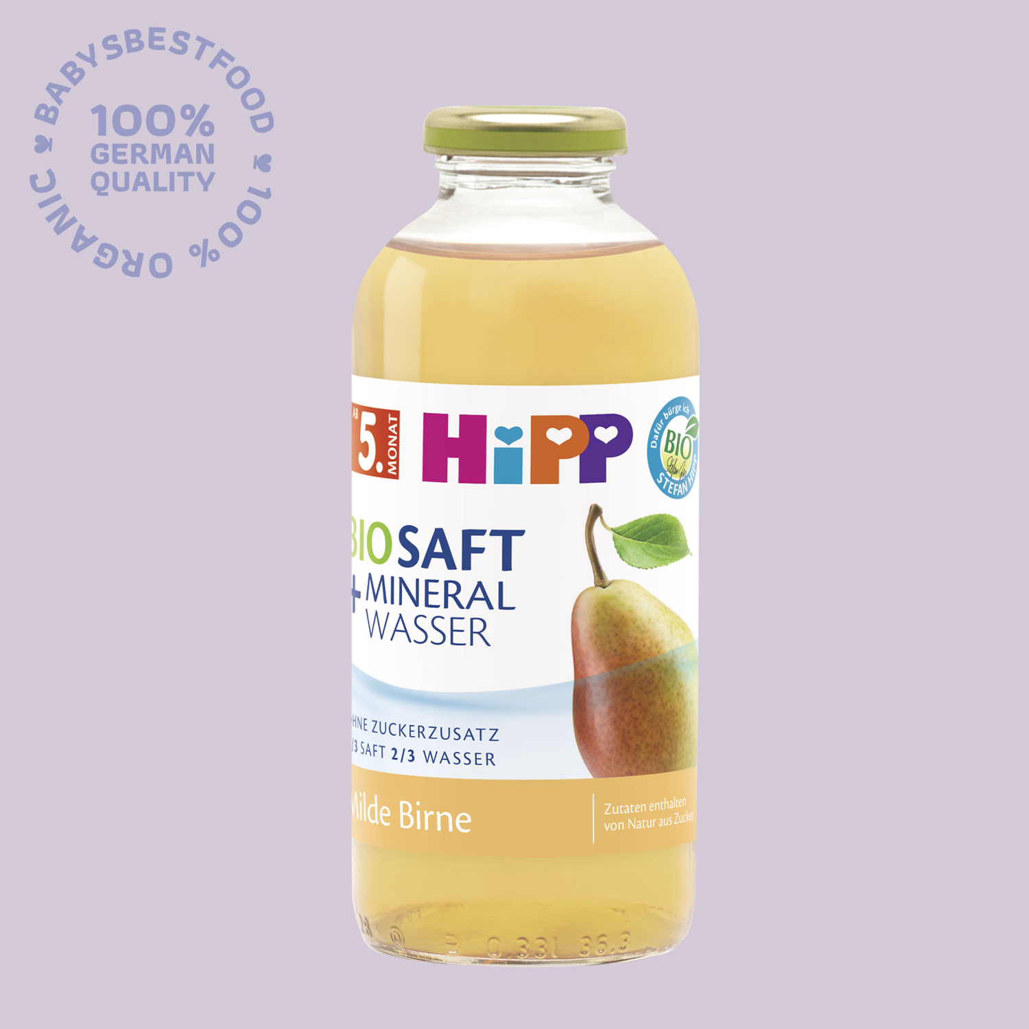 HiPP Bio-Saft mit Mineralwasser Milde Birne (500 ml)
