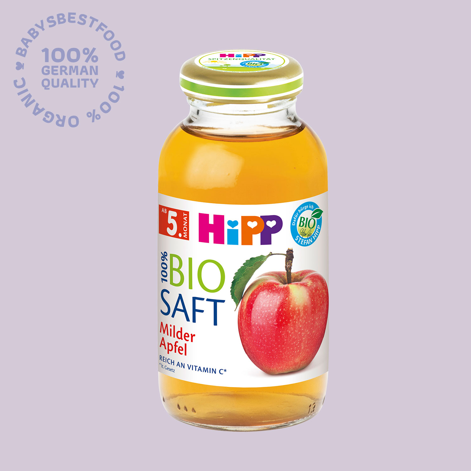 HiPP 100% Organic Juice Mild Apple from 5 months (200 ml)
