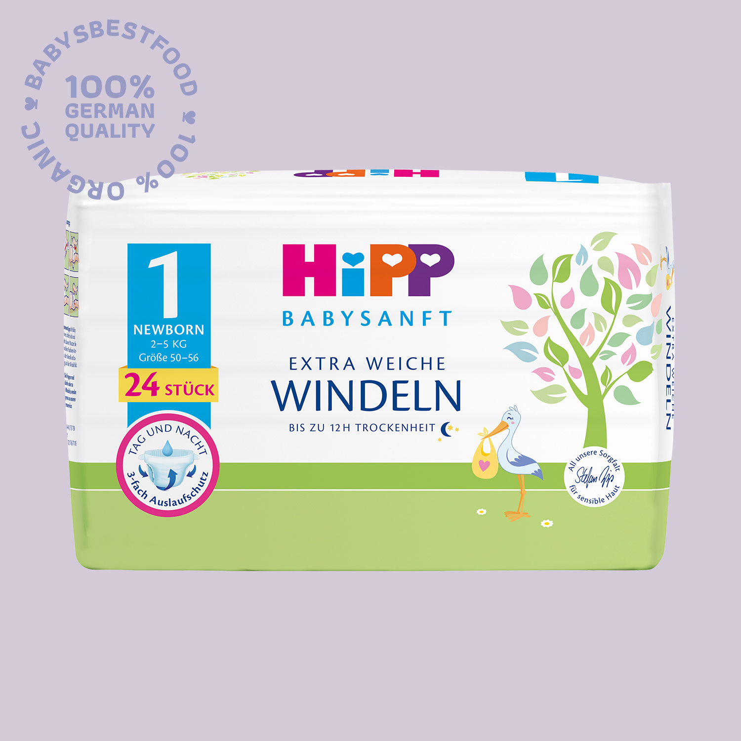HiPP Baby Care - Extra Soft Diapers Size 1 Newborn (2-5 kg)