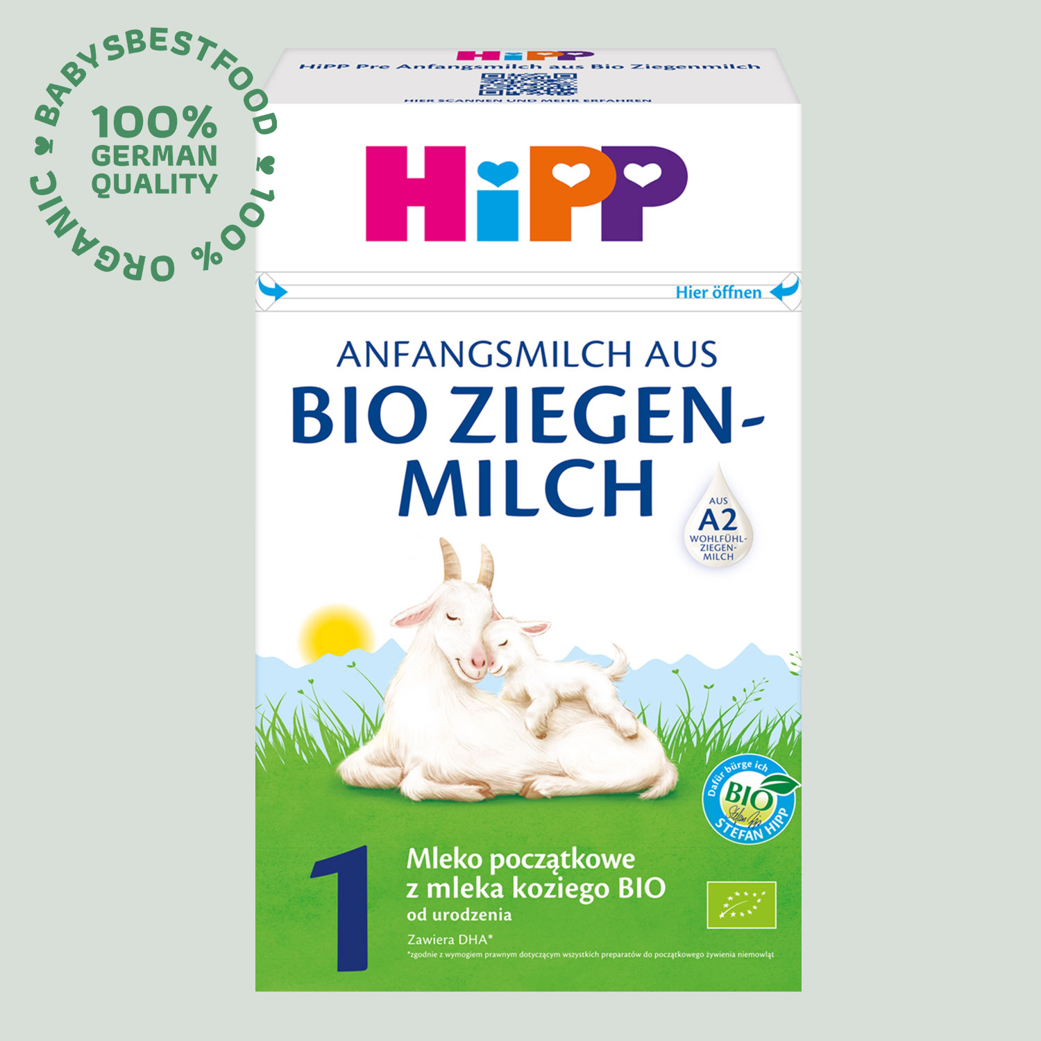 HiPP Goat Milk Stage 1 (0-6M) Organic Infant Formula (400g)